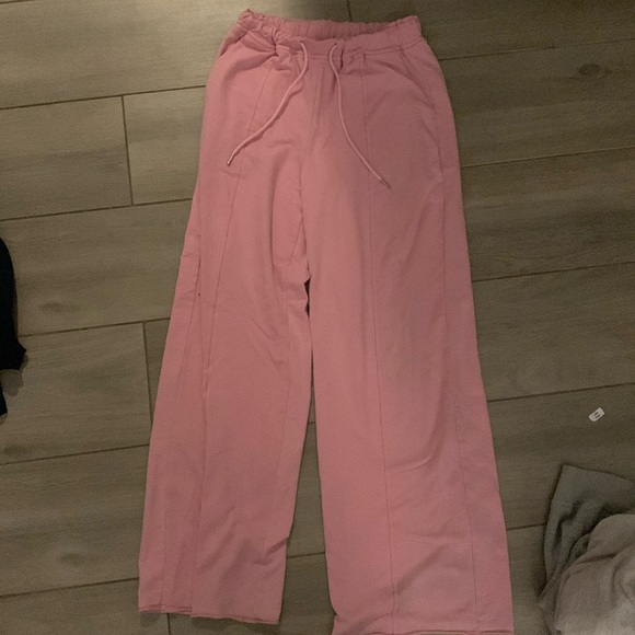 Pants & Jumpsuits | Preppy Pink Flare Pants | Poshmark